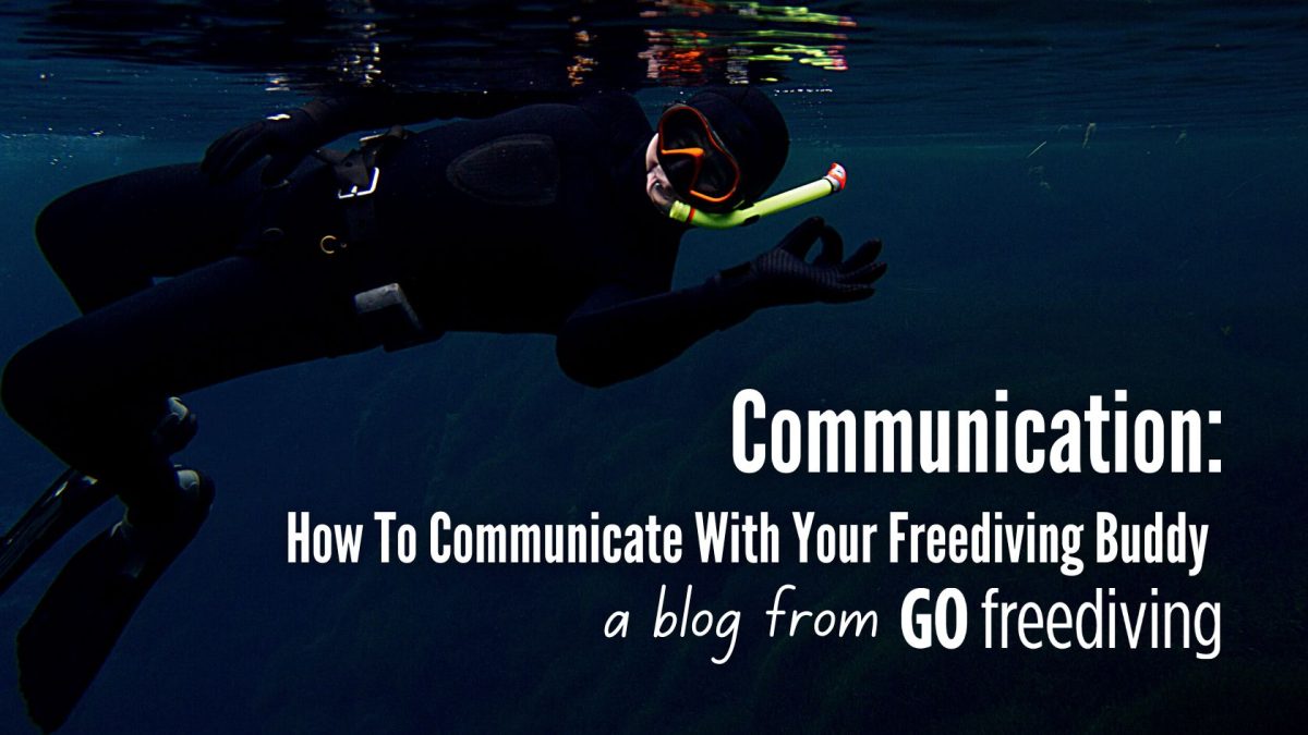 How to communicate with your freediving buddy - Go Freediving