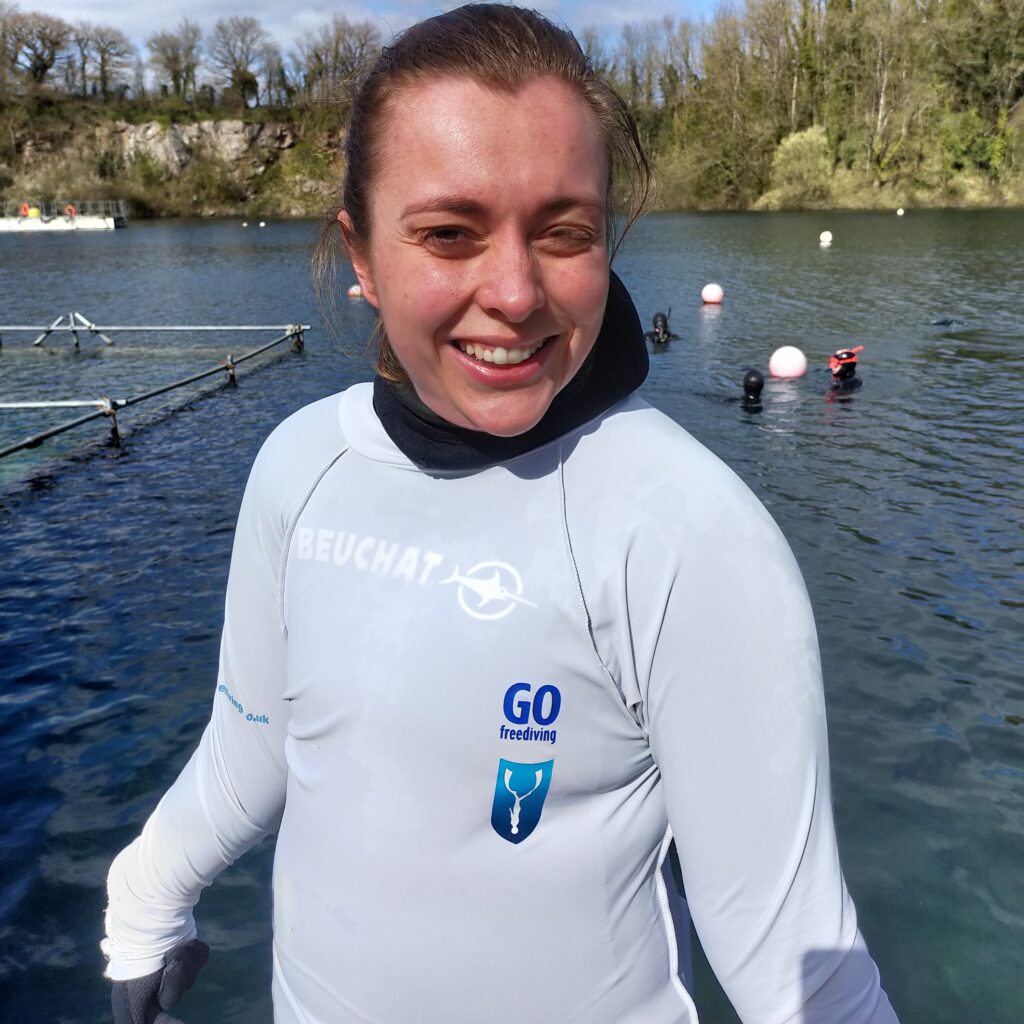 Freediving Instructor Sarah Guard - Go Freediving